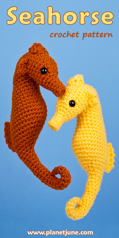 Seahorse crochet pattern - PlanetJune by June Gilbank: Blog