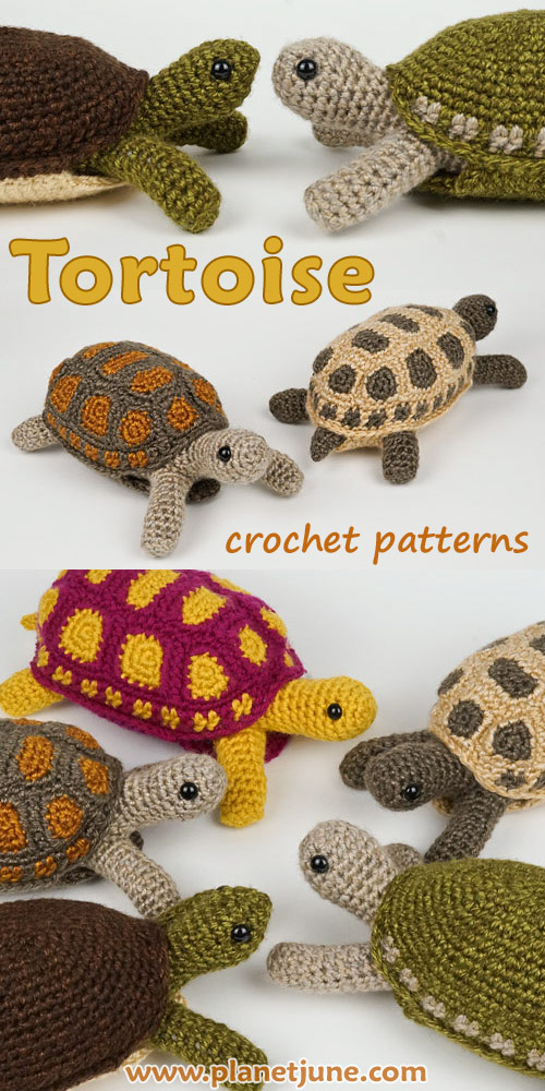Tortoise crochet patterns - PlanetJune by June Gilbank: Blog
