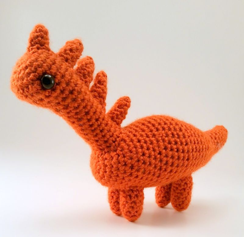 Amargasaurus amigurumi dinosaur EXPANSION PACK crochet pattern ...