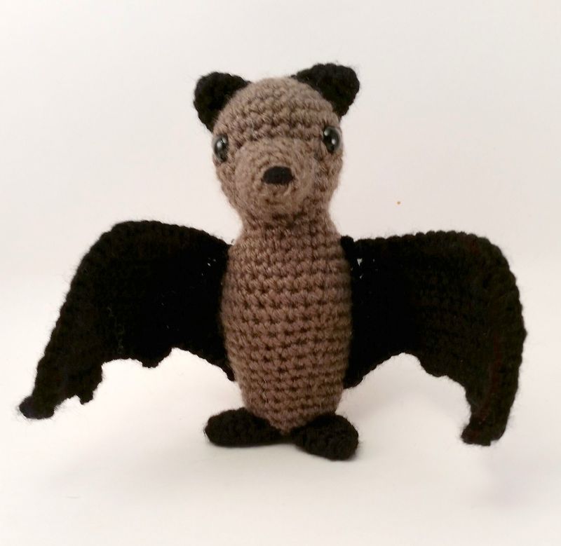 Fruit Bat (Flying Fox) amigurumi crochet pattern - PlanetJune Shop ...